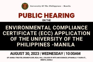 Public Hearing on the Environmental Compliance Certificate (ECC ...