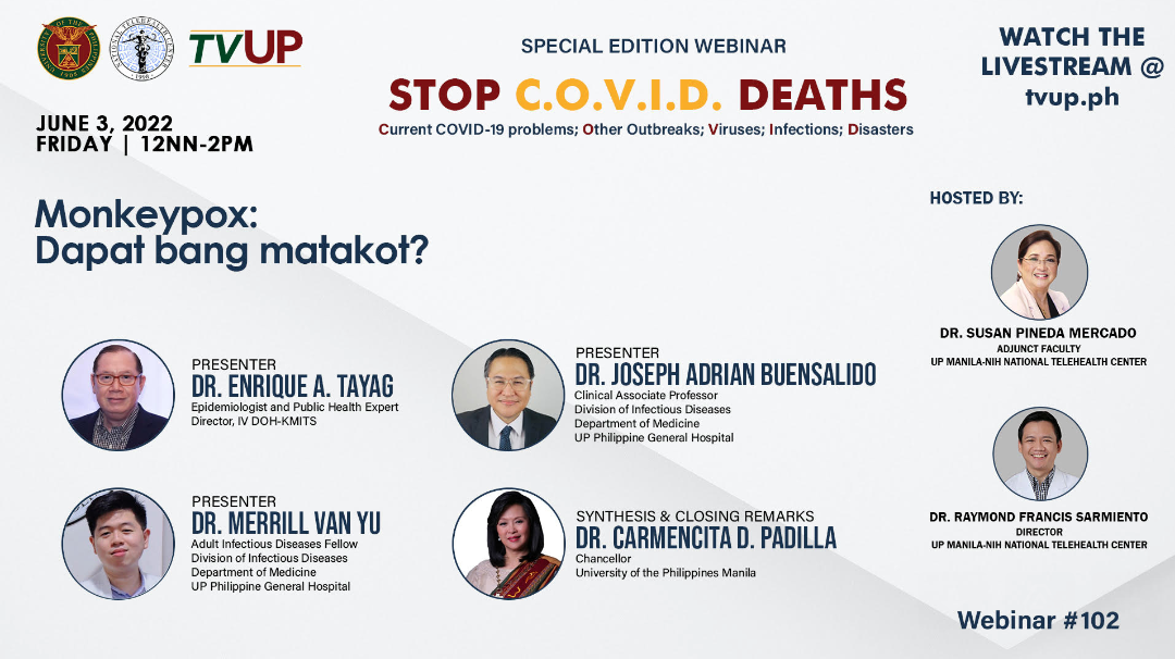 Tayag debunks monkeypox misconceptions - University of the Philippines ...
