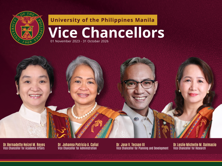 Chancellor Michael Tee appoints UP Manila Vice Chancellors – University ...