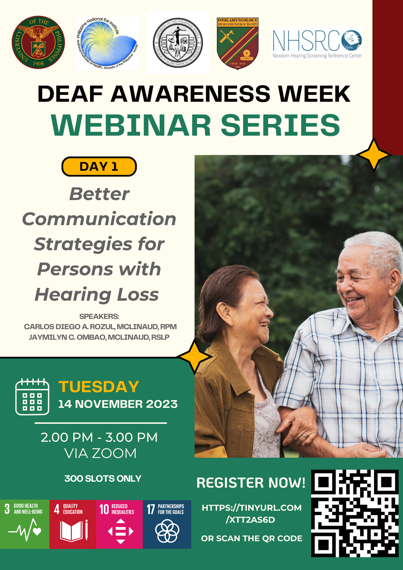 Deaf Awareness Week Webinar Series - University of the Philippines Manila