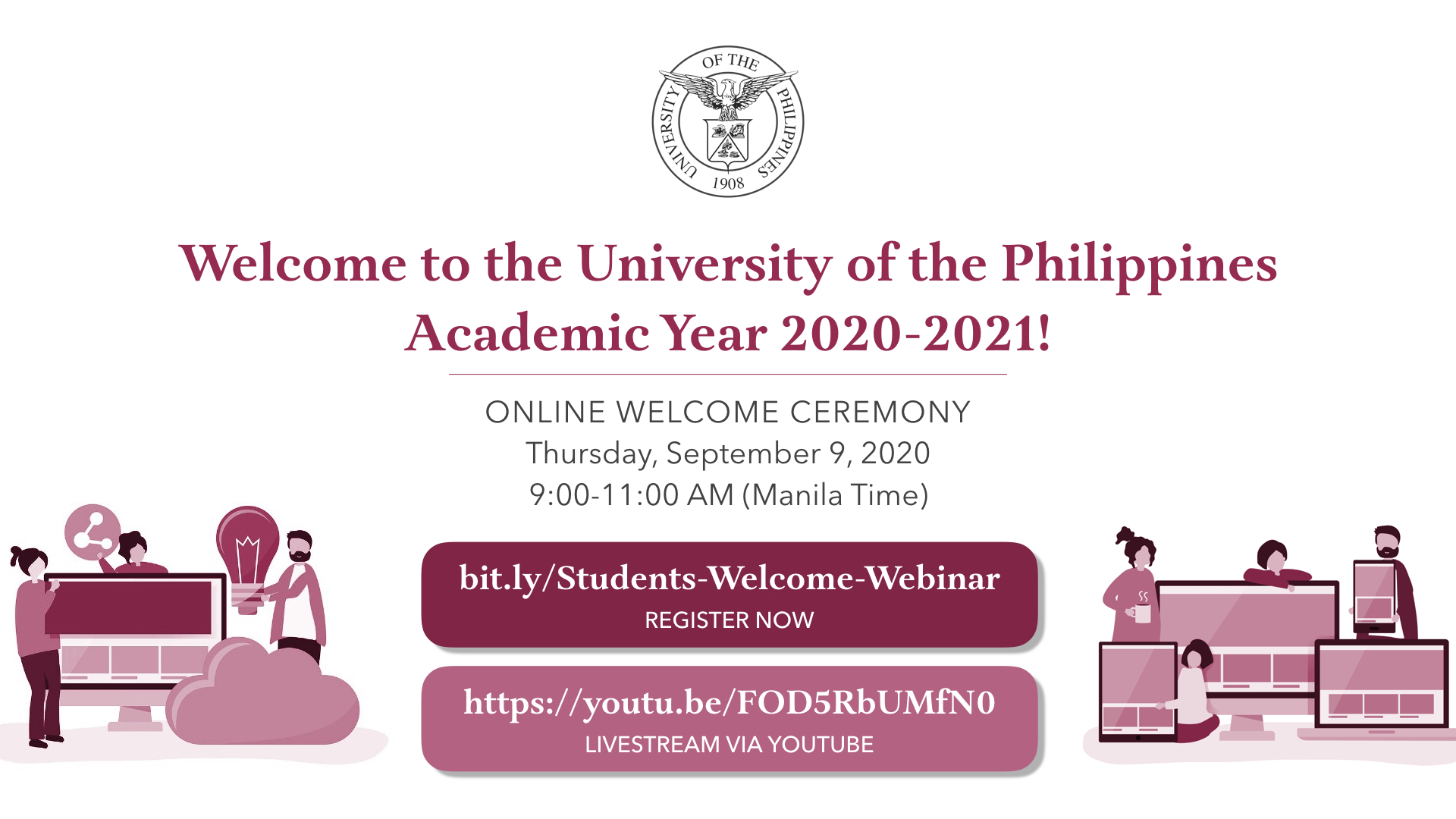 UP Systemwide Welcome Ceremony for the Opening of Academic Year 2020 ...