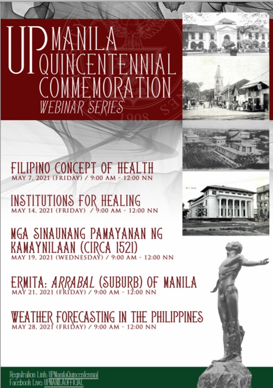 [Invitation] UP Manila Quincentennial Webinar Series - University of ...