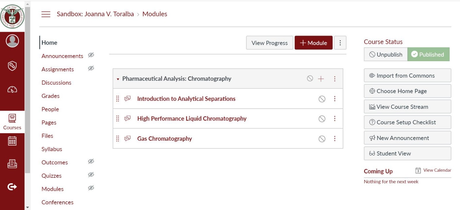 Canvas as a New Tool in the Flexible Learning Environment of UP Manila ...