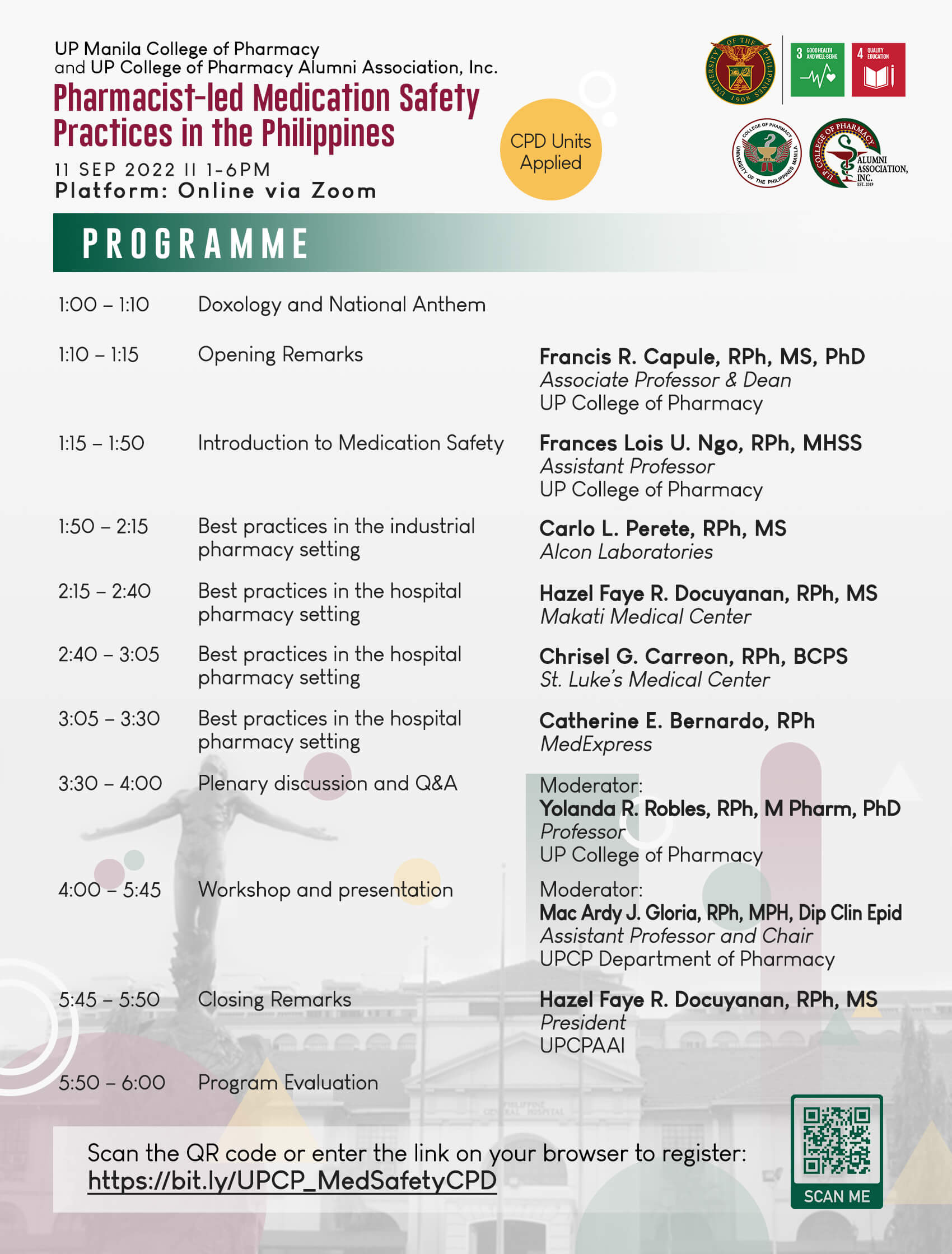 INVITE | Pharmacist-led Medication Safety Practices in the Philippines ...