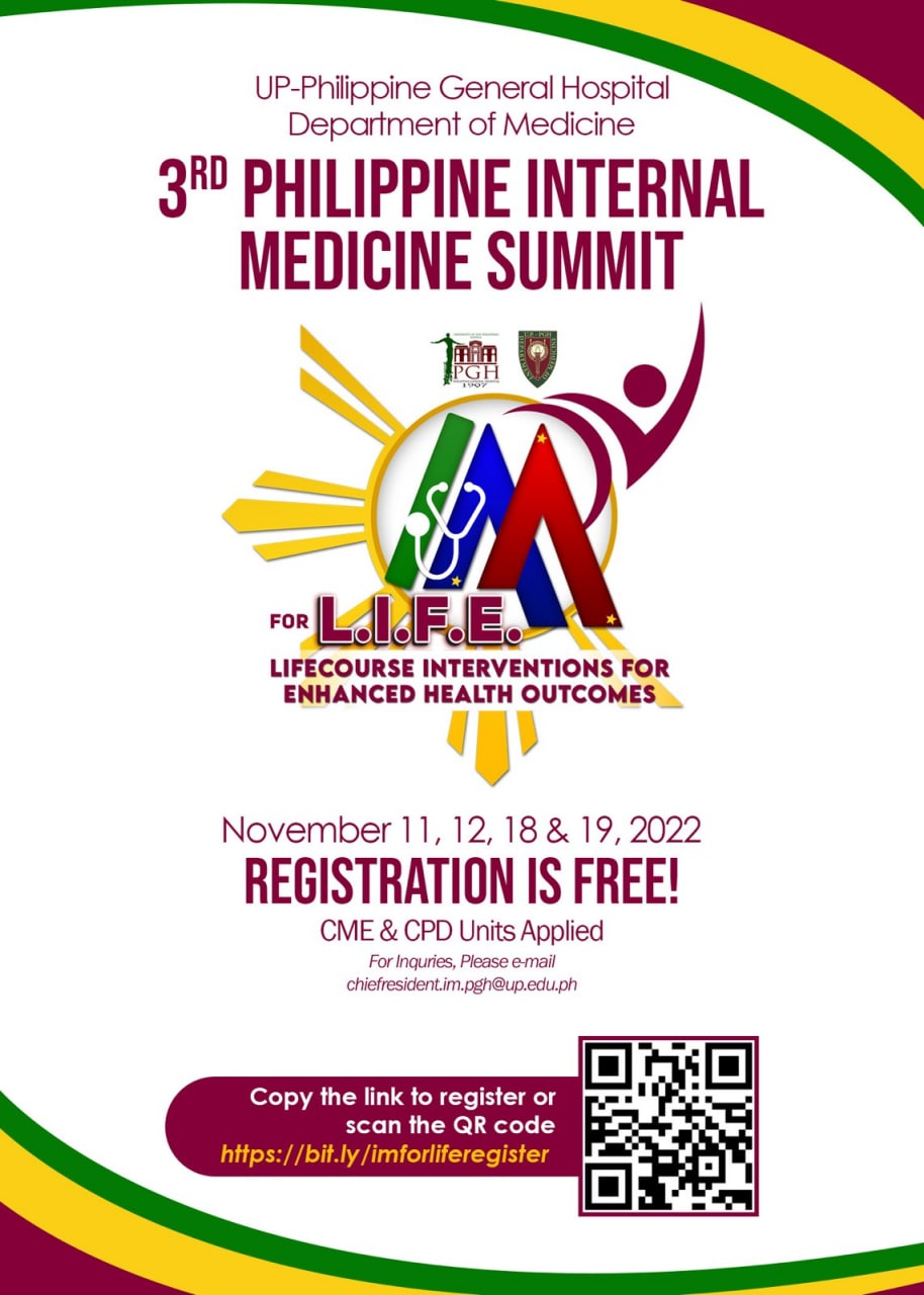 EVENT | IM for LIFE: 3rd Philippine Internal Medicine Summit ...