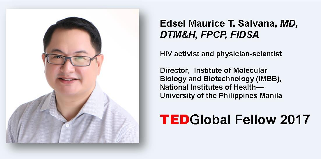 Filipino HIV Physician selected as a TED Fellow - University of the ...