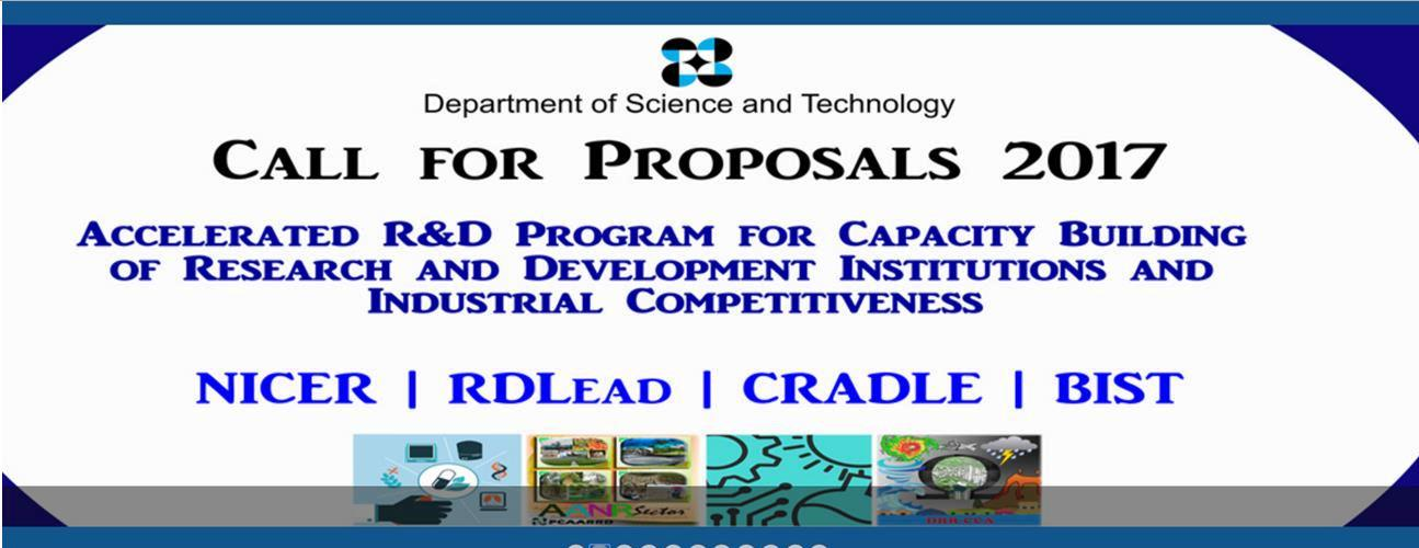 Call for Proposals: DOST Science for Change (S4C) — NICHE Centers in ...