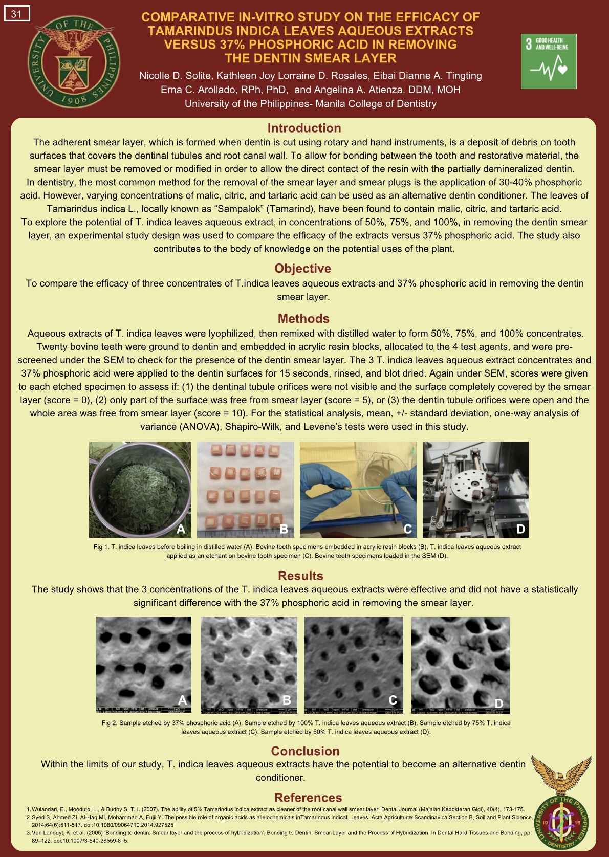 Cementing Double Crowns: UPCD Students win top plums in Research ...
