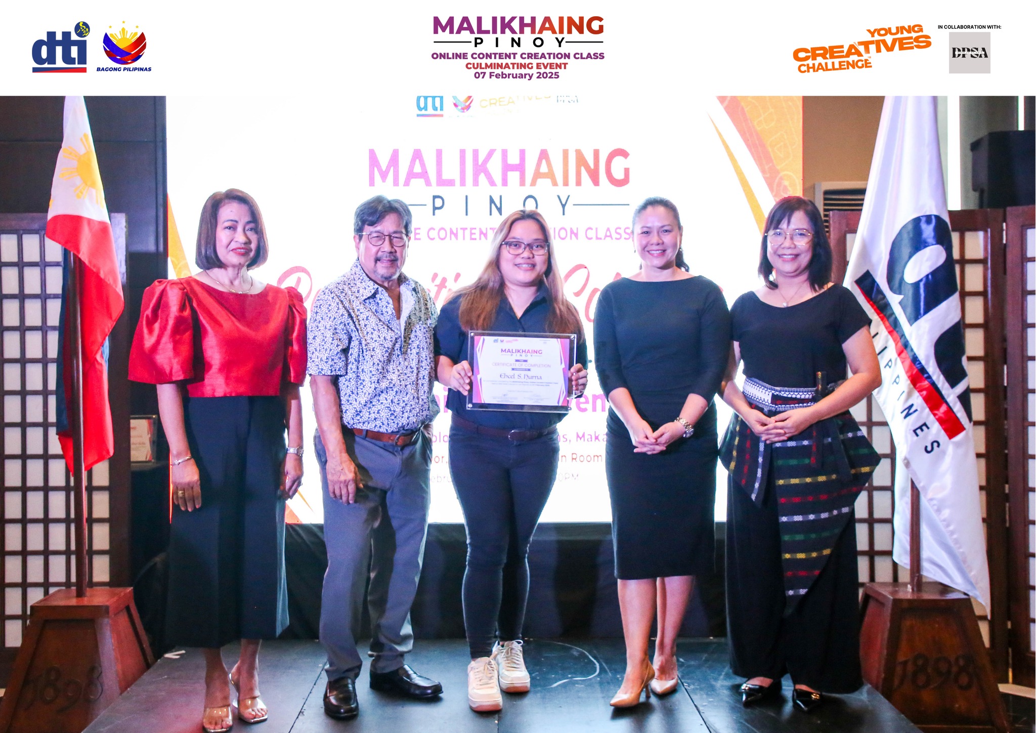 Hurna Among Outstanding Scholars of DTI’s Malikhaing Pinoy Pioneering ...