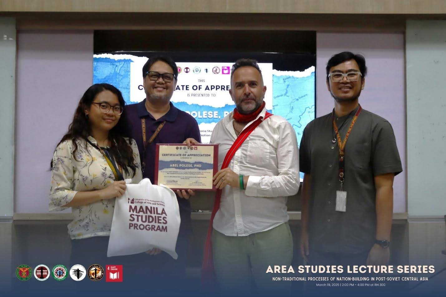 CAS Holds Area Studies Lecture Series on Non-Traditional Processes of ...